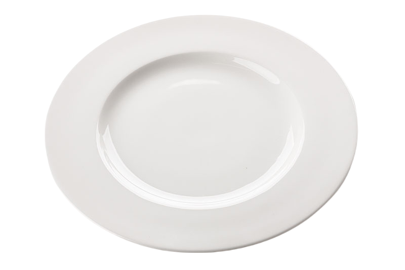 Talerz obiadowy biały 29 cm, Amelia Karolina - Piękna Porcelana